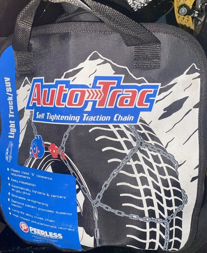 Peerless Auto-Trac Light Tire Traction Chain - Silver (0232605) for ...
