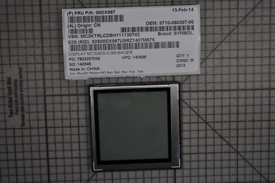 SYMBOL Motorola MC3100 Series TFT LCD Module Display Grade B 8710 ...