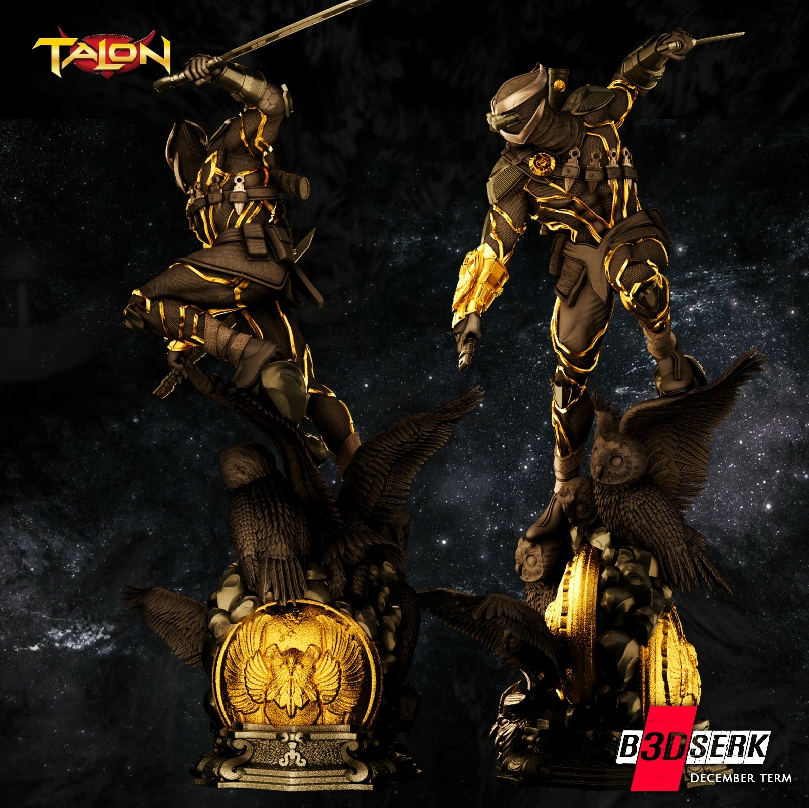 1/12th, 1/10th, 1/8th or 1/6th Scale B3Dserk Designs Talon Resin Kit | eBay