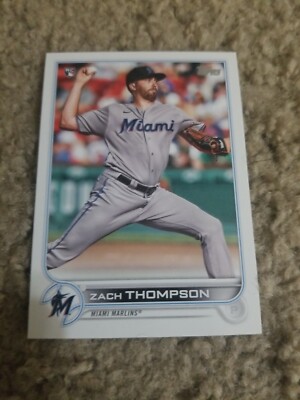 ZACH THOMPSON TOPPS SERIES 1 CARD #227 MIAMI MARLINS (ROOKIE BASE) | eBay
