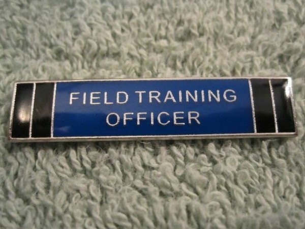 Field Training Officer Police Merit Badge FTO Cops Citation Bar ...