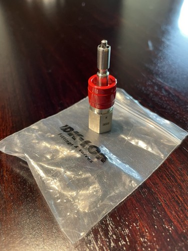 Swagelok SS-QC4-D-2PF QUICK CONNECT STEM 1/8 NPT 1/4 FLOW 316 STAINLESS ...