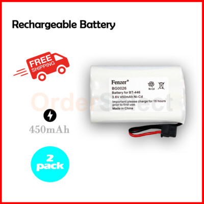 2x NEW Home Phone Battery for Radio Shack TAD-3898 ET-3580 ET-3581 CS ...