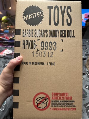 Barbie The Movie Sugar’s Daddy Ken Doll in Pastel Suit with Dog - HPK06 ...