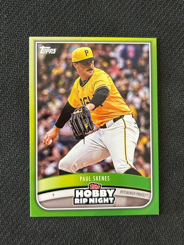 2025 Topps Hobby Rip Night Paul Skenes sp Green Parallel #12 | eBay