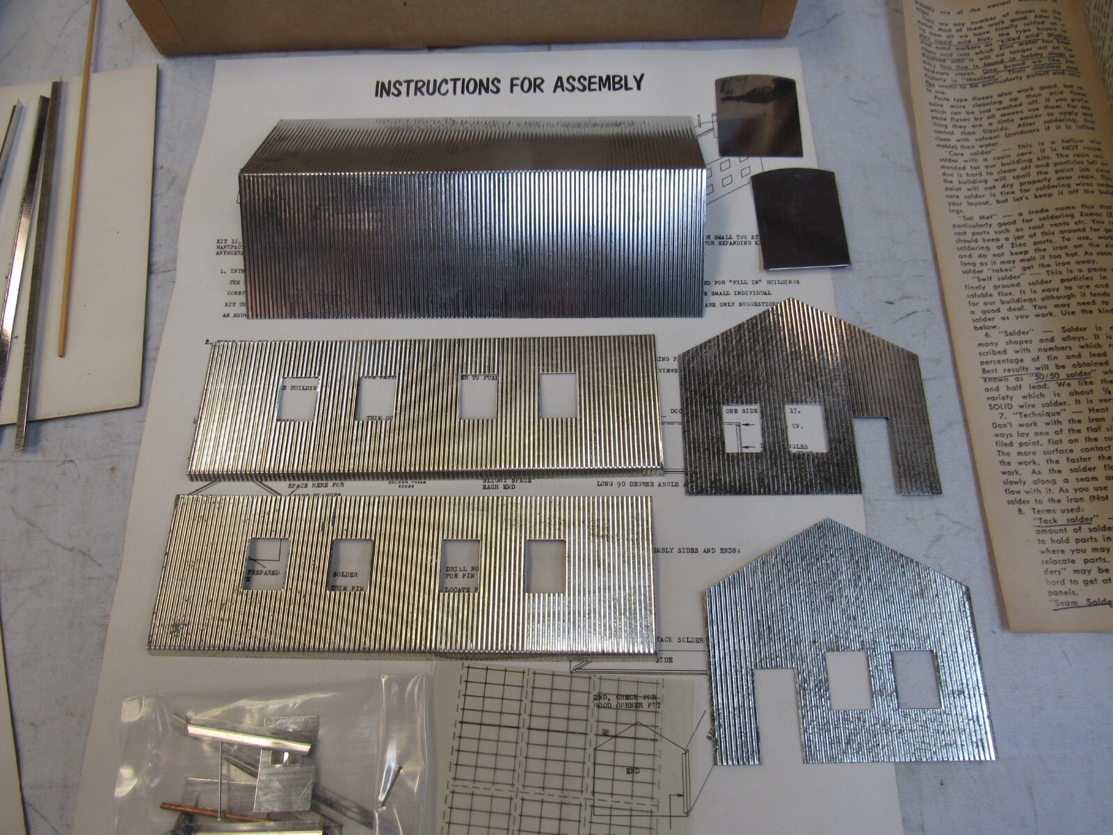 E. SUYDAM HO VINTAGE CRAFTSMAN KITS #8 ROUNDHOUSE, #566 UNION ICE, #16 ...