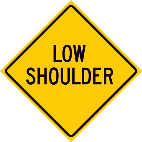 Low Shoulder Sign | eBay