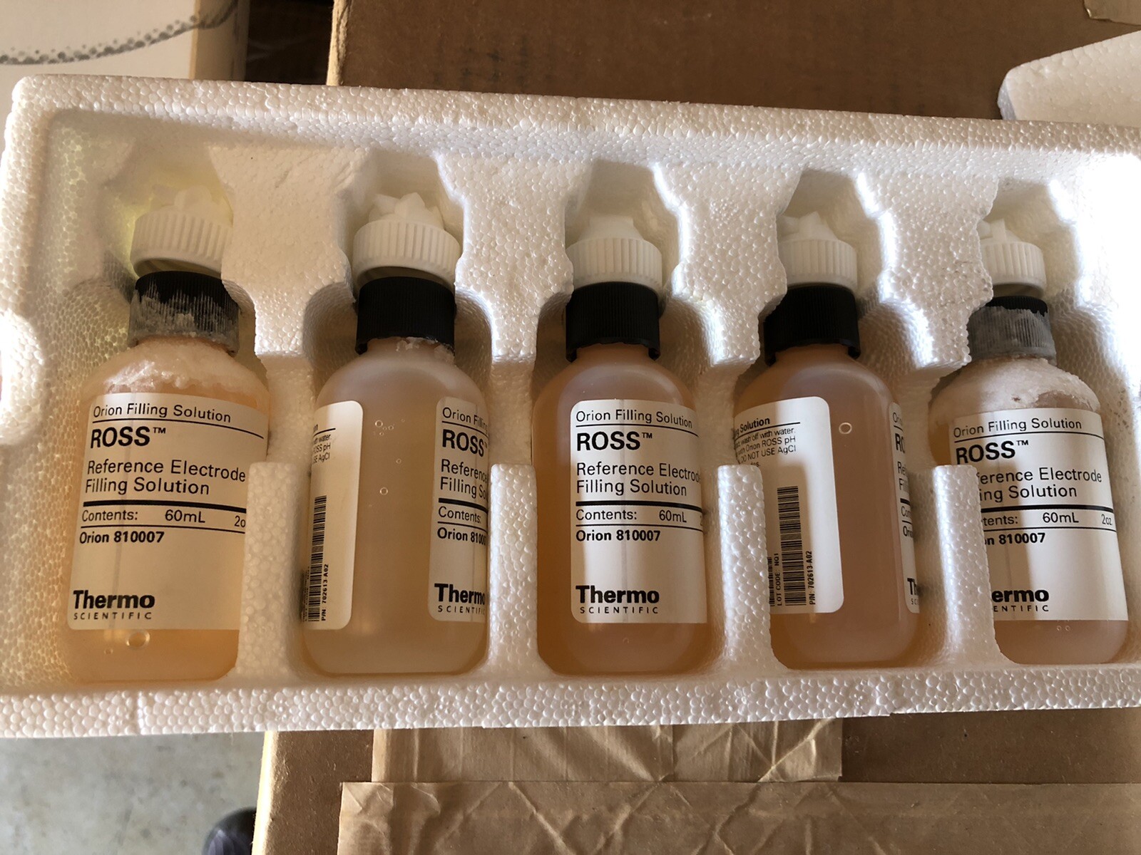 NEW LOT 8 ORION 810007,60ML THERMO 810007 ORION Filling Solution AG ...