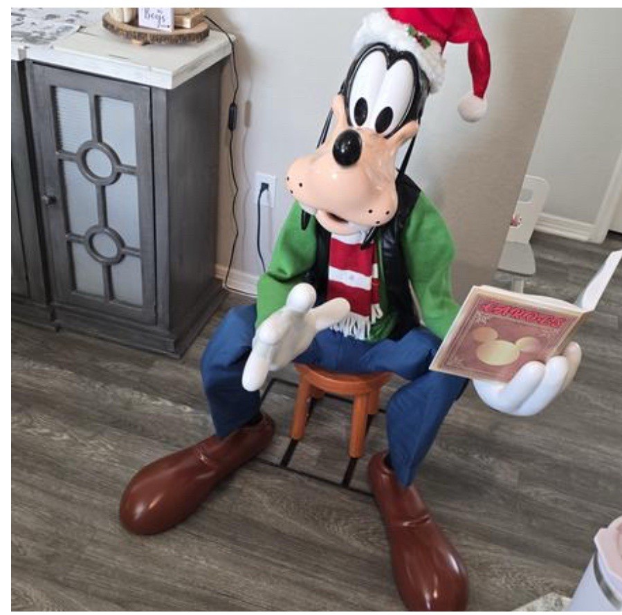Home Depot DISNEY 4FT ANIMATED HOLIDAY GOOFY ANIMATRONIC | eBay