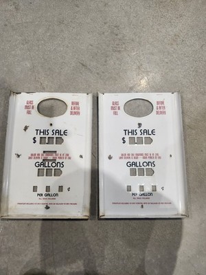 Bennett 541 Gas Pump Porcelain Face Plates | eBay