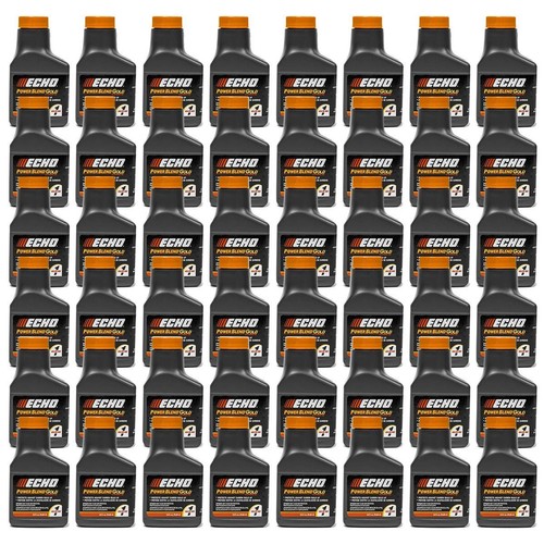 48PK Echo Oil 2.6oz Bottles 2 Stroke Cycle Mix for 1 Gallon Power Blend ...