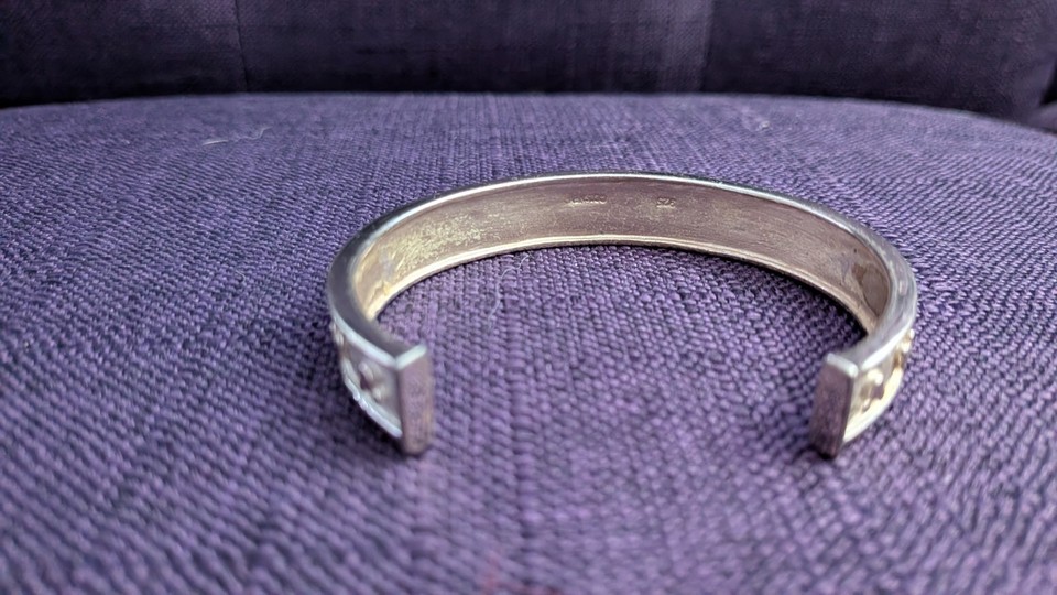 Mickey Mouse Head Silver Cuff Bracelet | eBay