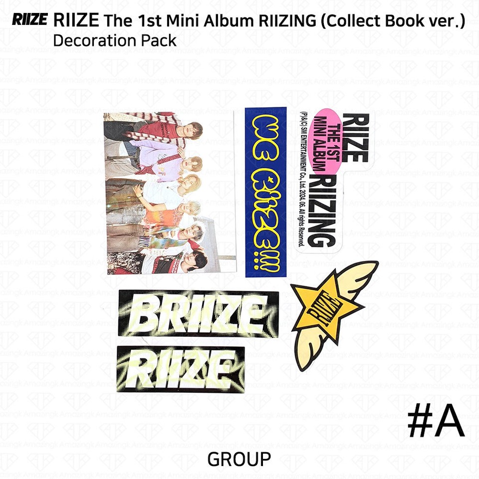 RIIZE The 1st Mini Album RIIZING Collect Book Photocard Portrait Photo ...
