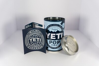 Yeti Coolers Pop Top Empty 12oz Storage Hidden Stash Can With Sticker ...