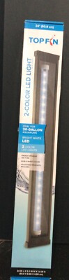 TOP FIN 2 Color LED Aquarium Light 24in (D7) | eBay
