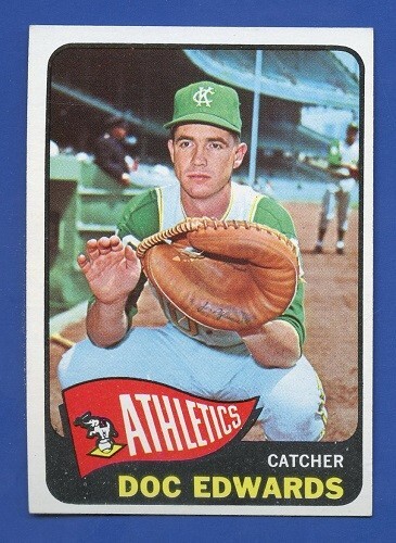1965 TOPPS # 239 DOC EDWARDS KANSAS CITY ATHLETICS EXMT FREE SHIPPING ...