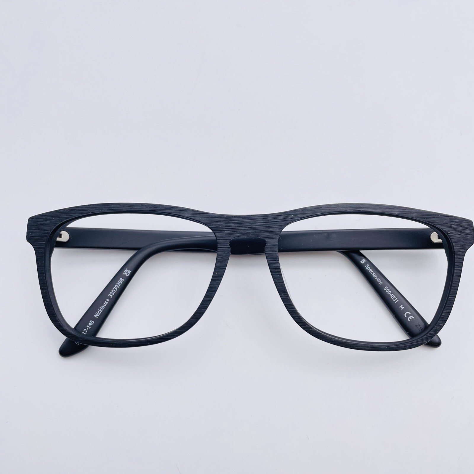 SPECSAVERS eyeglasses BLACK SQUARE glasses frame MOD: NICKLAUS+ ...