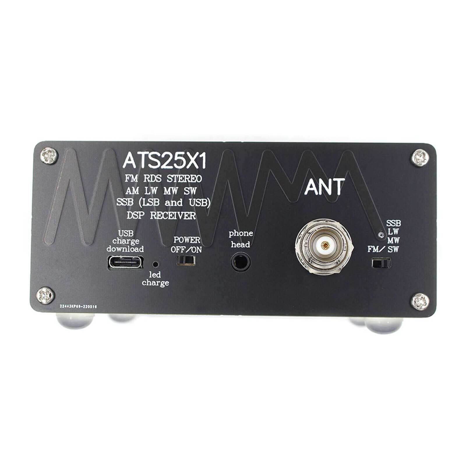 ATS-25X1 Si4732 All Band DSP Radio Receiver FM LW MW SW w/ 2.4" Touch ...