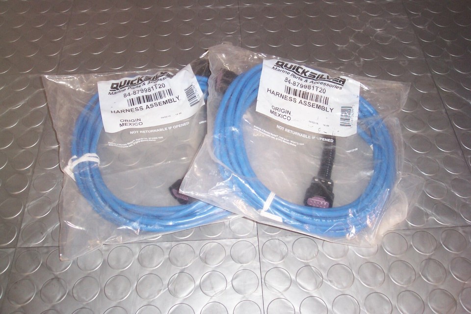 Mercury Marine CAN Data 2 Harnesses for Smart Craft J Box 84-879981T20 ...