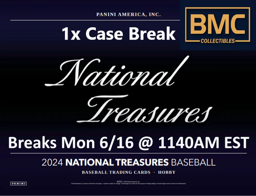 Chase DeLauter 2024 Panini National Treasures Baseball 1x Case Break ...