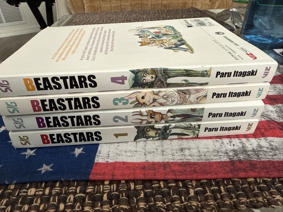 BEASTARS Vol 1-4 Set by Paru Itagaki English Manga Lot Viz Media ...