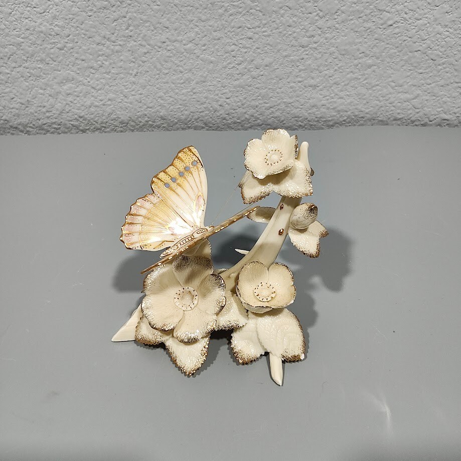 LENOX Splendor Of Spring Porcelain Butterfly & Flowers Figurine | eBay