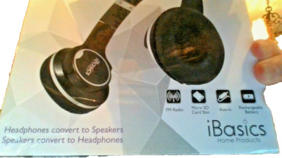 IBASICS - HEADPHONES - BLUETOOTH - FM RADIO - SD CARD SLOT | eBay