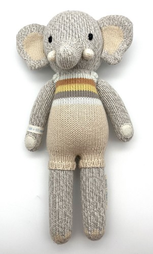 Cuddle + Kind “Evan” the Elephant 13” Knit Plush Toy Handmade in Peru ...