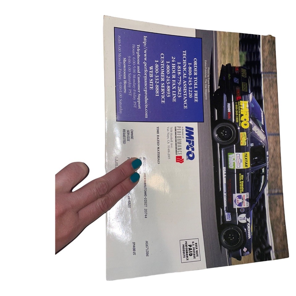 Vintage Mercedes Benz Series 123 IMPCO Performance Products Parts ...