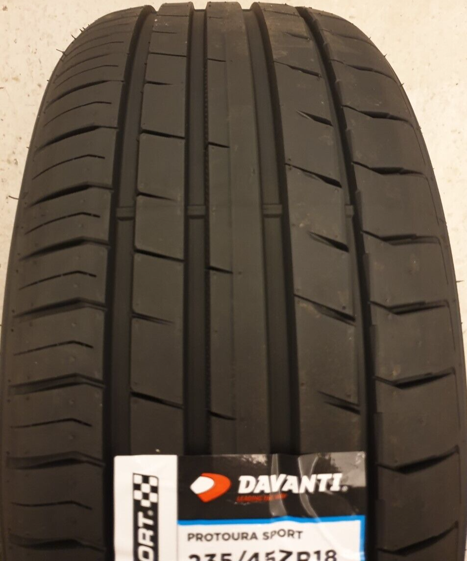 2X NEW DAVANTI SPORT CAR/SUV TYRES 235/45 ZR18 XL 98Y UHP 235/45 ZR18 ...