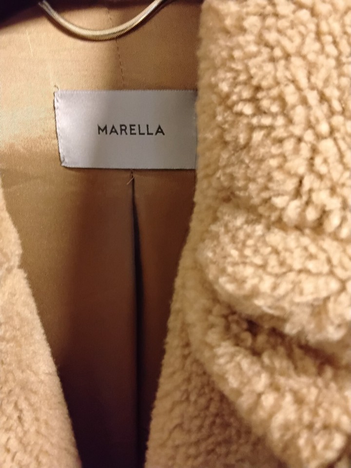 Damen, Gr. 38, MARELLA, Weste Shaila, Camel, lang, kuschelig, Sehr ...