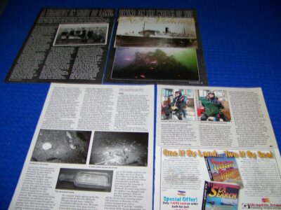 SS MOHAWK "DIVING ON THE WRECK OF.."..HISTORY/PHOTOS/DETAILS (519AA) | eBay