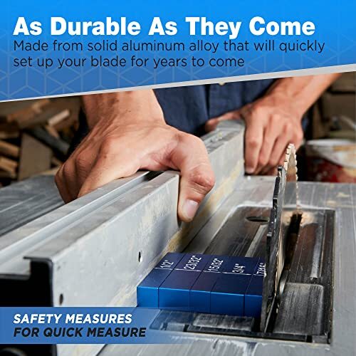 Blockcision Setup Blocks Woodworking Tools - 16 PCS Height Gauge Block ...