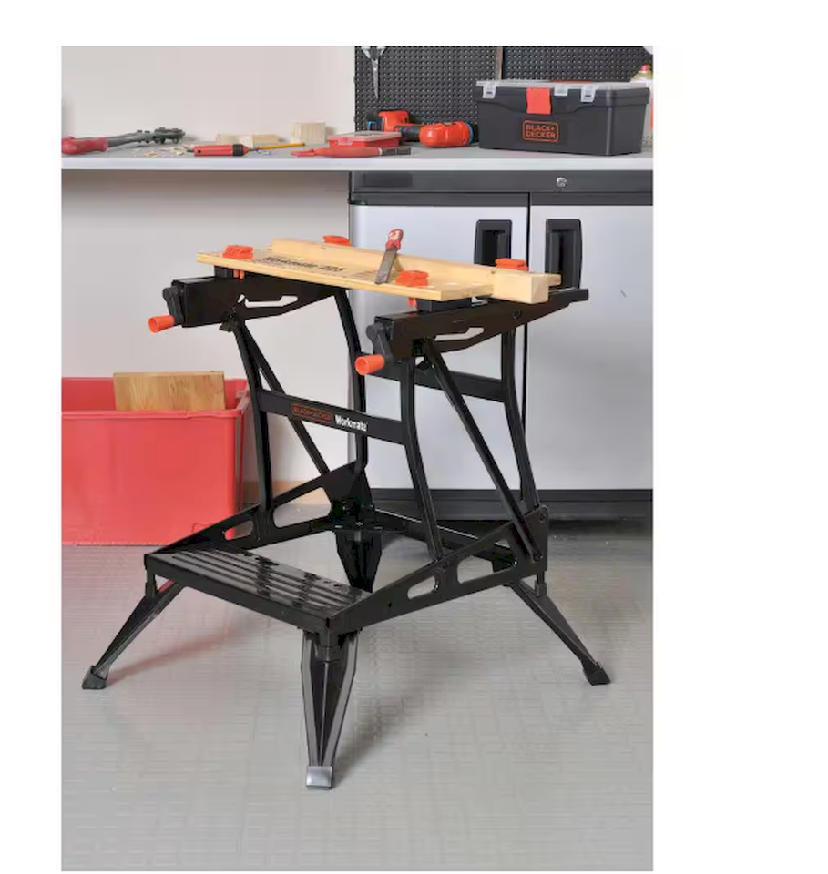 Workmate 28.75 in. x 25.6 Folding Portable Sawhorse Workbench and Vise | eBay