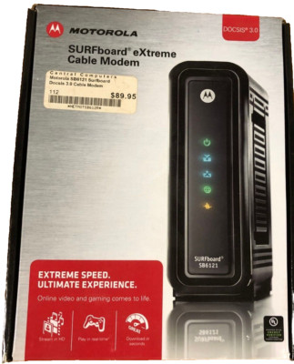 Motorola SURFboard eXtreme Cable Modem SB6121 DOCSIS 3.0 | eBay