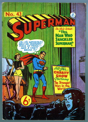 Australian SUPERMAN 43 DC Comics 1950's w Action Comics 174 cover UK | eBay
