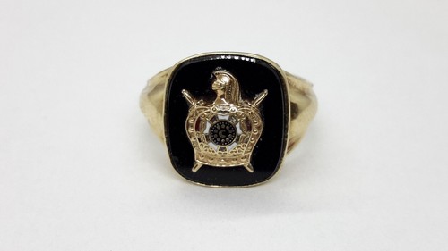 Vintage Mason. Order of DeMolay Ring 10k Yellow Gold Masonic Youth | eBay