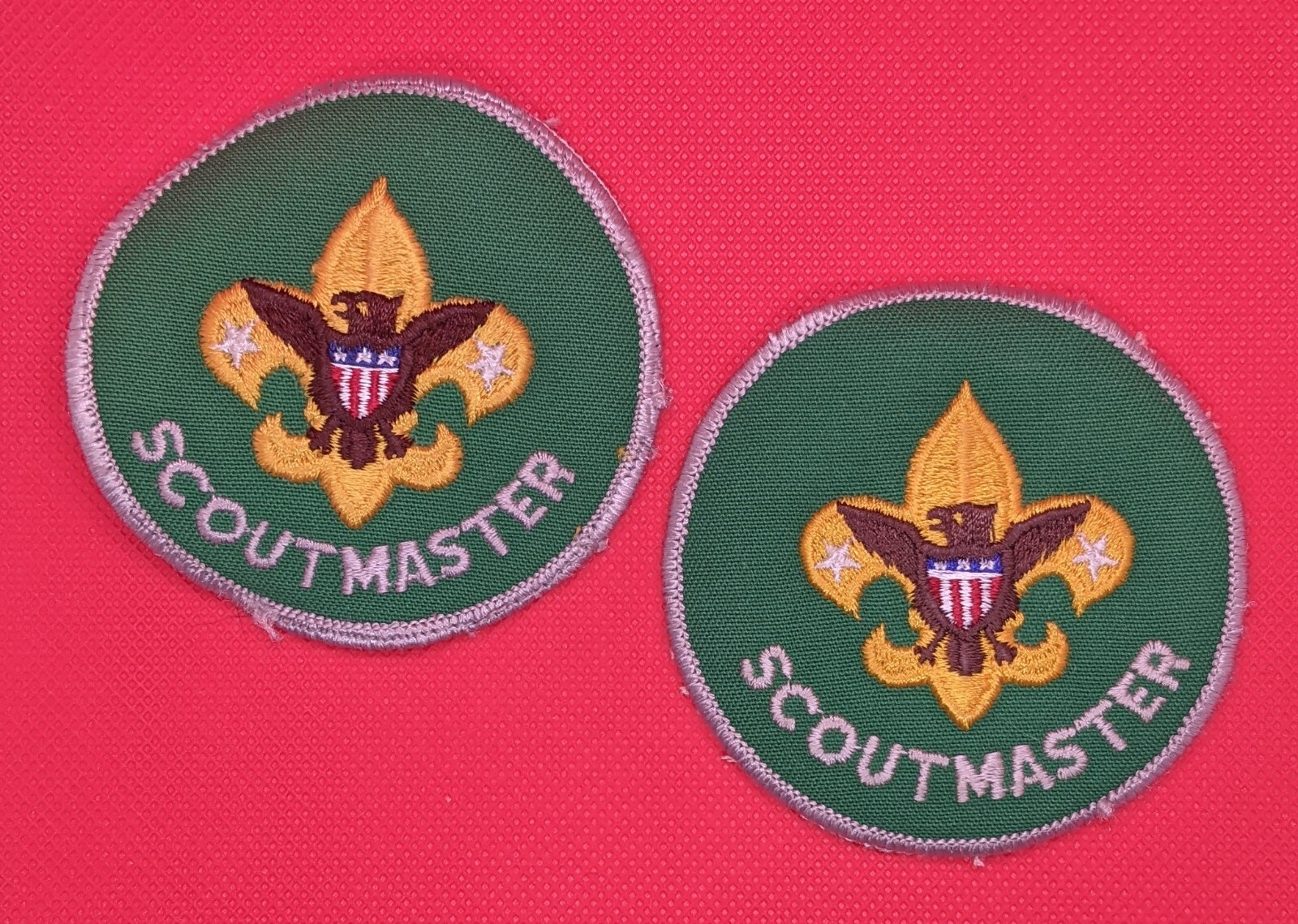 Lot of 2 Vintage 1970s Boy Scouts of America Scoutmaster Patches | eBay