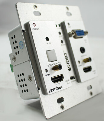 LEVITON CONTROL SOUND MODULE HDMI VGA HDBT WALLPLATE 41920-HRC | eBay