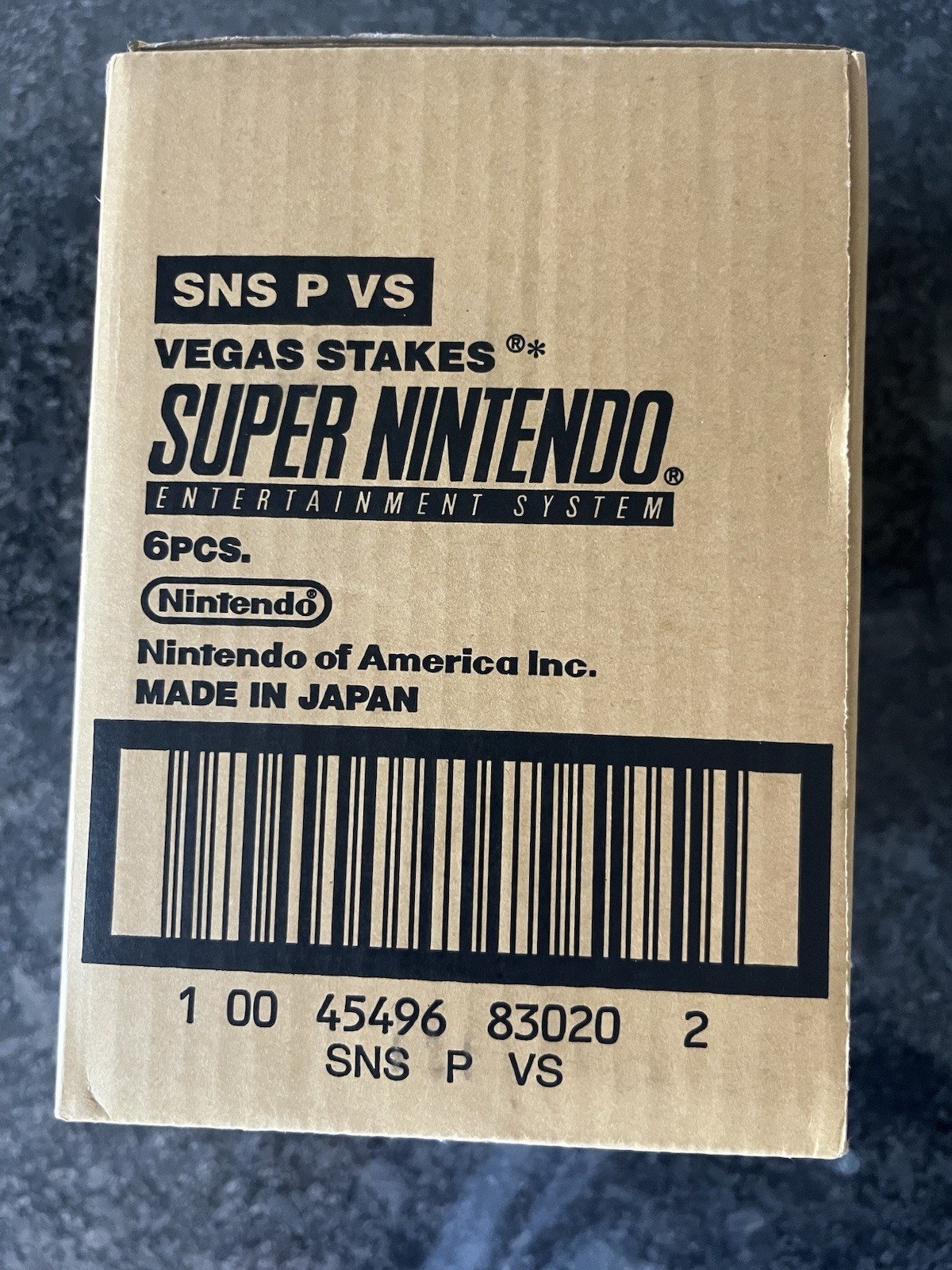 Vegas Stakes (Super Nintendo, 1993) SNES Brand New Factory Sealed Case ...