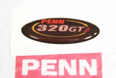 Penn GT Levelwind Left Side Frame Decal / Emblem #238-320GT2 | eBay
