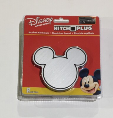 Rare Discontinued Mickey Mouse Brushed Aluminum Hitch Plug | eBay