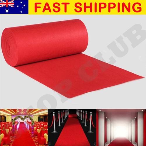 1.2Mx 10Mx2mm Red Carpet Aisle Runner Wedding Party Event Decoration ...