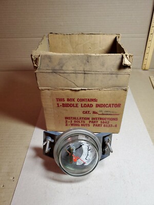 James Biddle Instruments Co. 50300 Load Indicator 300 amperes New open ...