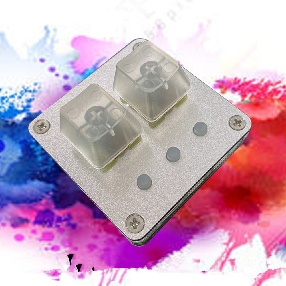 2-Key RGB Keypad Cherry Red Axis Mini Mechanical Keyboard For Sayobot ...