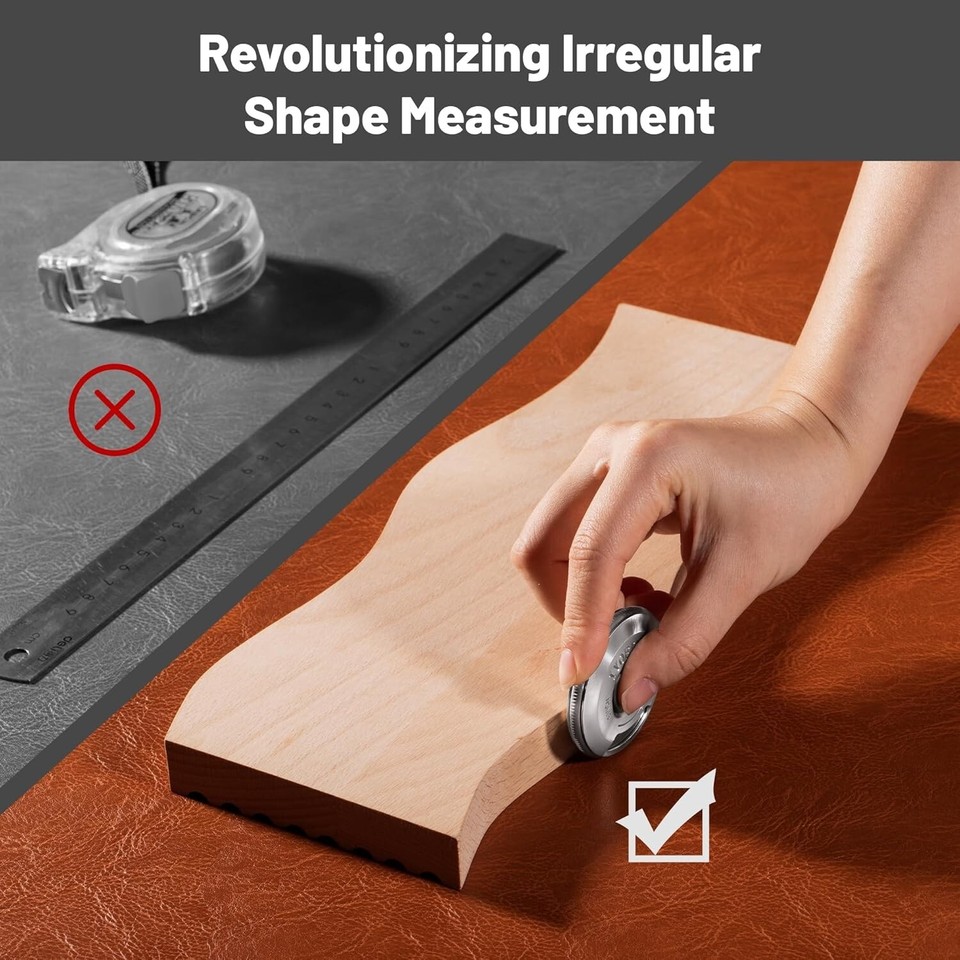 Fidget Spinners Measure Tape 6" Circle Pop Adults Titanium Curve Stress ...