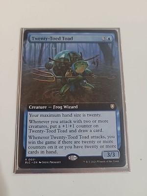 Mtg - Twenty-Toed Toad *Extended Art* | eBay