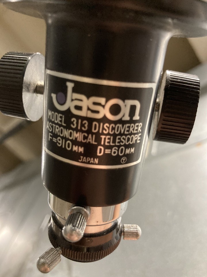 Vintage Jason Model 313 Discoverer Astronomical Telescope With Extra ...