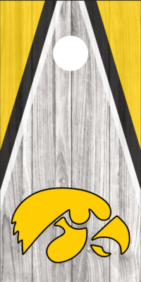 Iowa Hawkeyes Cornhole Decals