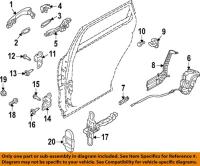 KIA OEM 05-25 EV6 Rear Door Lock Hardware-Lower Hinge 793102E000 | eBay
